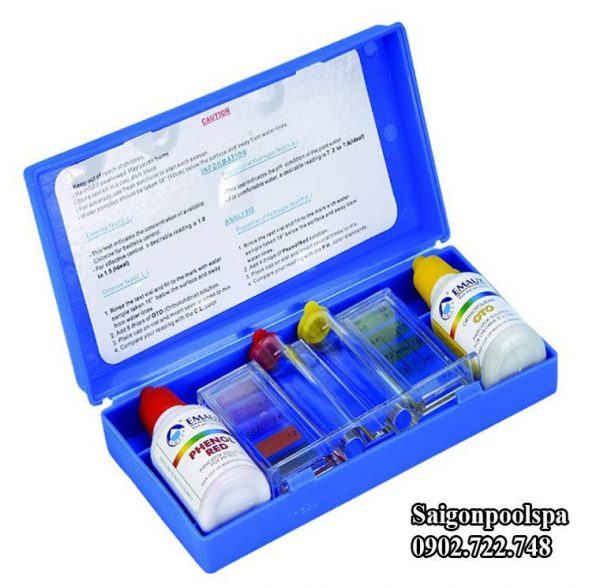 Bộ Test kit nước [Báo giá] Bể bơi | Hộp dụng cụ thử nước hồ bơi